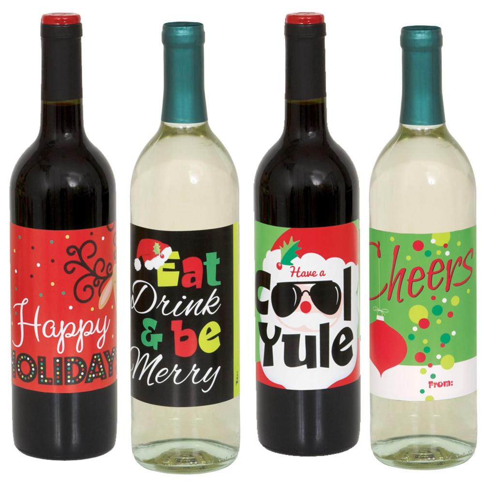 Christmas Wine Labels - Label & Litho - Label & Litho